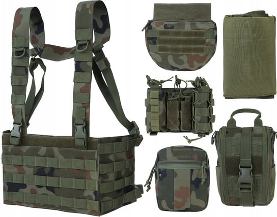Dominator Urban Combat Zestaw Kamizelka Chest Rig Buckle Up Szaser + 5 ...