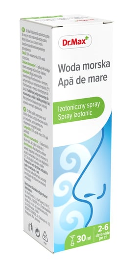 Dr.Max, Woda Morska izotoniczny spray do nosa, 30 ml | Sklep EMPIK.COM
