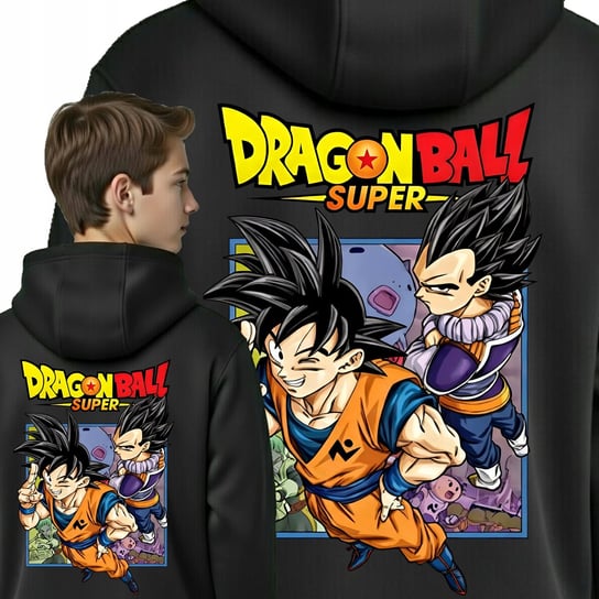 Dragon Ball Ciepła Bluza Dziecięca Kangurka Anime Son Goku 152 F15 Tył ...