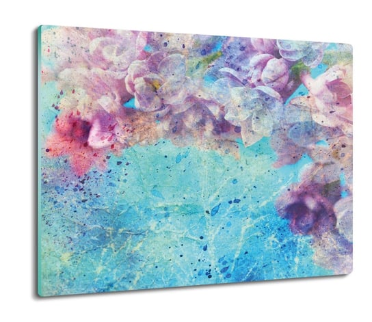 druk splashback z grafiką Kwiaty akwarela 60x52, ArtprintCave ...
