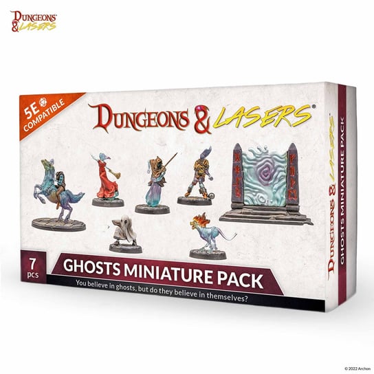 Dungeons & Lasers: Ghosts Miniature Pack - Archon Studio | Sklep EMPIK.COM