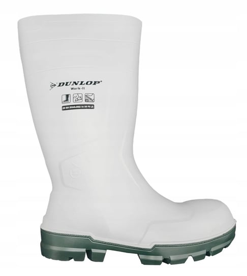 DUNLOP OBUWIE ROBOCZE GUMOWCE BIAŁE Z PODNOSKIEM NIEPRZEMAKALNE 39 16GA ...