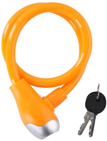 Dunlop, Zapięcie rowerowe spiralne na klucz, 1.2x65cm, żółty - Dunlop | Sport Sklep EMPIK.COM