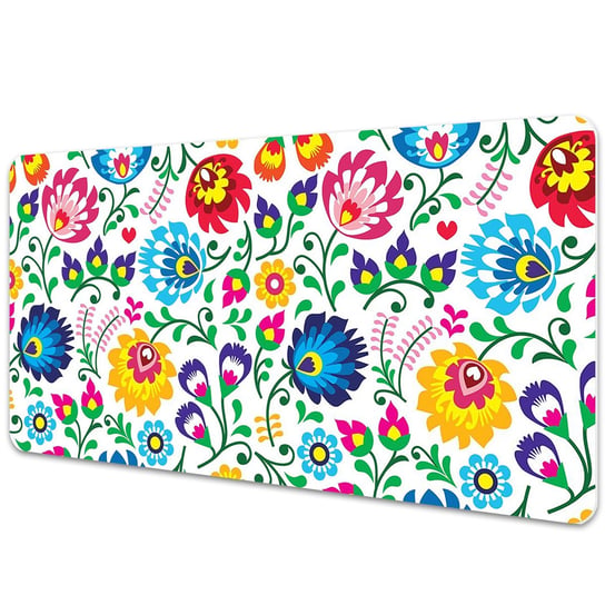 Duża mata na biurko Ludowy wzór 90x45 cm - Coloray | Sklep EMPIK.COM