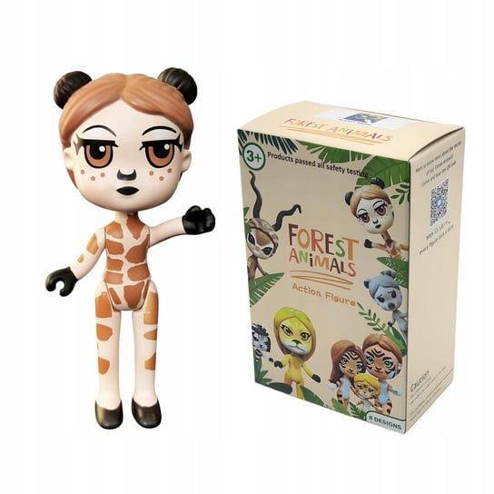 DUŻO WIĘCEJ Figurka akcji Miss Giraffe Forest - 8-centymetrowa ...
