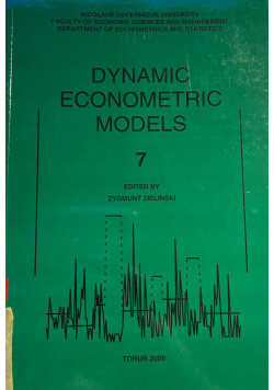 Dynamic Econometric Models 7 - Opracowanie zbiorowe | Książka w Empik