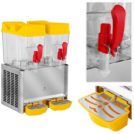 Dyspenser do napojów schładzany podwójny ROYAL CATERING 10011019 ...