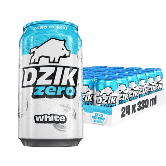 DZIK zero white Citrus candy napój o smaku cukierków cytrusowych 330 ml ...