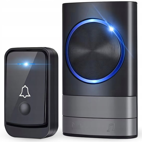 DZWONEK BEZPRZEWODOWY DO DRZWI ZASIĘG 200m 49 MELODI WODOODPORNY ...