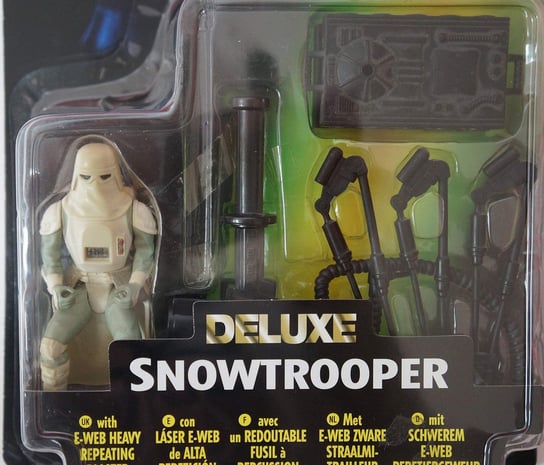 Star Wars Deluxe Snowtrooper z figurką akcji E-Web Heavy Repeating ...