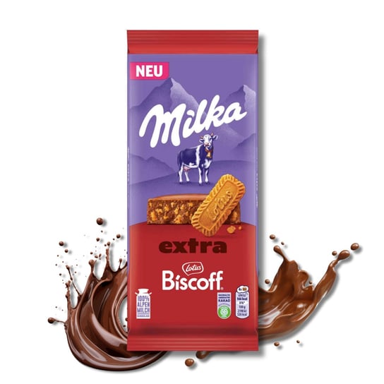 Milka Extra Lotus Biscoff Mleczna Czekolada Z Karmelowymi Ciasteczkami 190G - Inna marka | Sklep ...