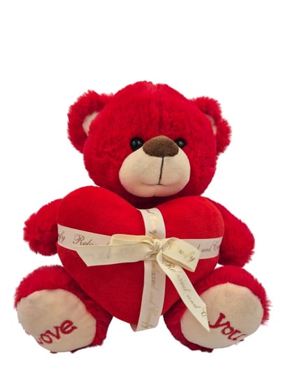 Maskotka Pluszak Miś z Sercem Love You Walentynki 23 cm - Inna marka ...
