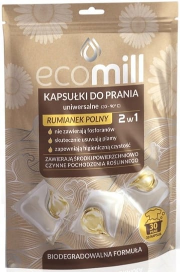 Ecomill Kapsułki do prania Rumianek polny 30szt - ECOMIL | Sklep EMPIK.COM