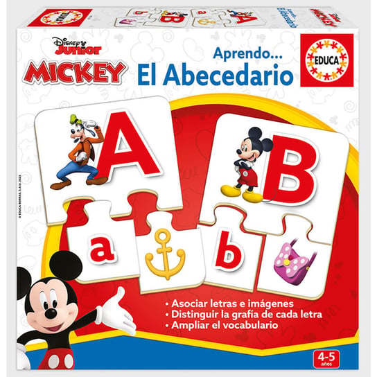 Educa Borras - Gra Edukacyjna Disney Mickey: Poznaj Alfabet w Stylu ...