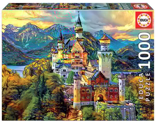 Educa, Puzzle, Zamek Neuschwanstein / Niemcy, 1000 el. - Educa | Sklep EMPIK.COM