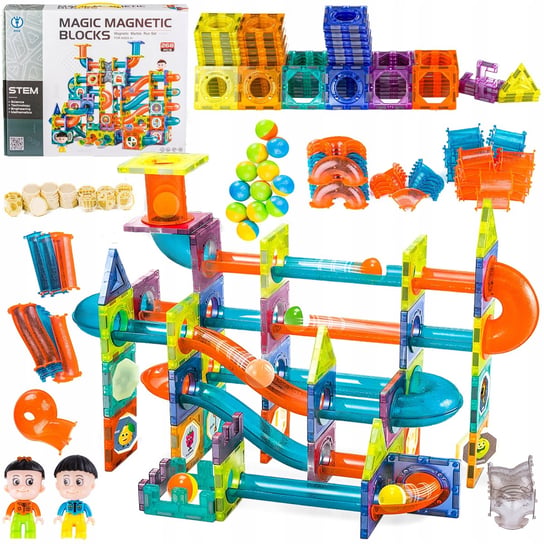Edukacyjne Kreatywne Ogromne Klocki magnetyczne Magnetic Marble Zestaw ...