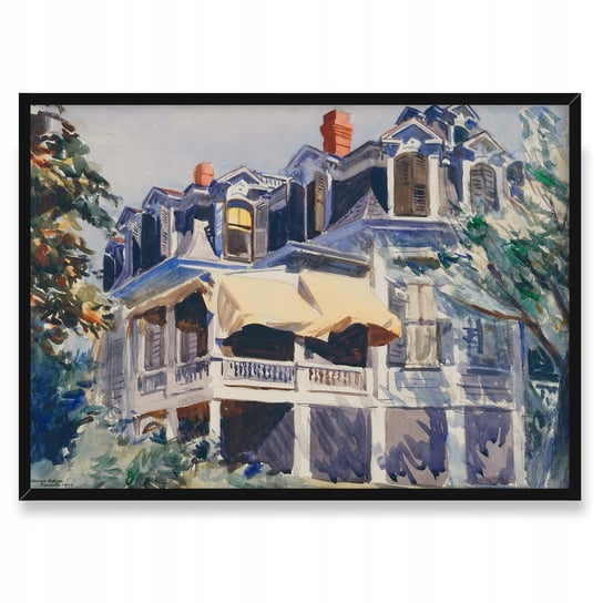 Edward Hopper The Mansard Roof 50x70 - ANTYKWARIAT "CZUŁA JEST NOC ...