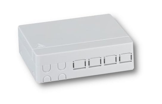 EFB Gniazdo klienckie FTTH wew. 4 adaptery, naścienne/szyna DIN - EFB ...