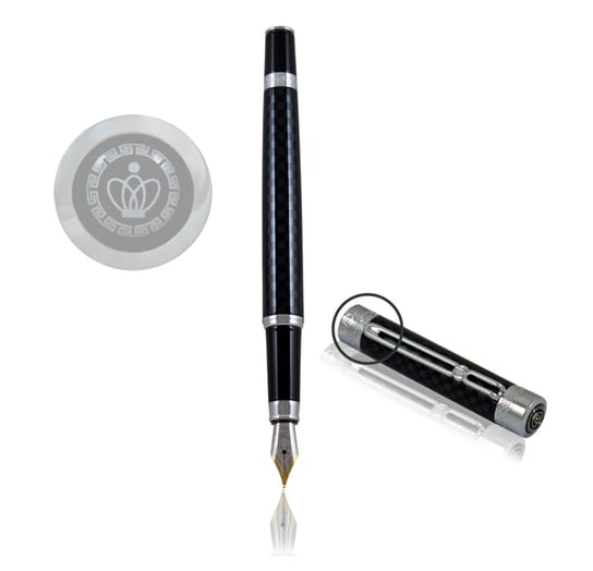 Eleganckie pióro Regal ze stalówką "Ritz Black" w etui RE29P na prezent ...
