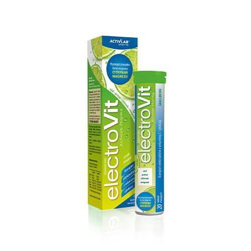 Elektrolity Limonka Electrovit Smakowe 20 Tabletek Activlab Pharma ...