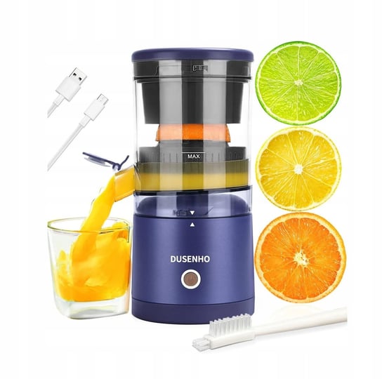 Elektryczna Wyciskarka Do Cytryn Pomarańczy Lemonów Przenośna Niebieska ...