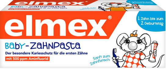 Elmex, Baby, pasta do zębów 0-2 lata, 20 ml - Elmex | Sklep EMPIK.COM