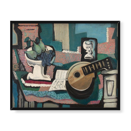 Emil Filla Martwa natura z mandoliną 2 50×40 - ANTYKWARIAT "CZUŁA JEST NOC" JAKUB MLECZKO ...