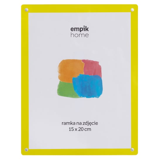 Empik Home – Ramka akrylowa na zdjęcie 15 × 20 cm, żółta - Empik Home ...
