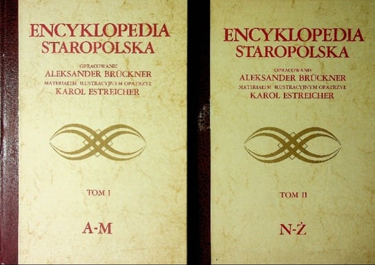 Encyklopedia staropolska Tom 1 i 2 - Brückner Aleksander | Książka w Empik