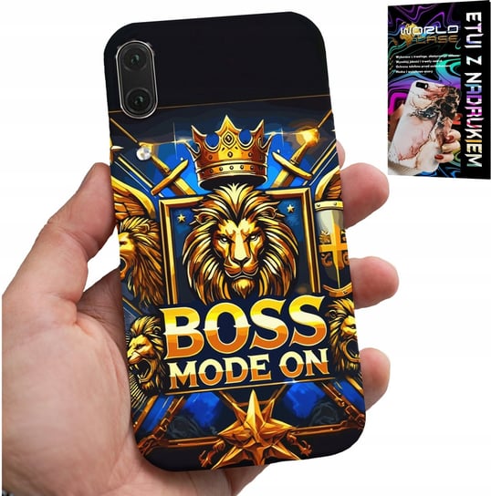 ETUI DO HUAWEI P20 - BOSS LEW Z KORONĄ NA TARCZY CASE + FOLIA - WORLD ...
