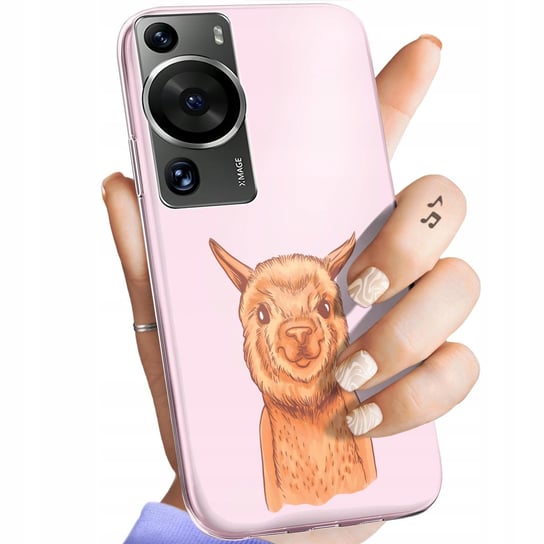 ETUI DO HUAWEI P60 / P60 PRO WZORY LAMA ALPAKA ANDY OBUDOWA POKROWIEC ...