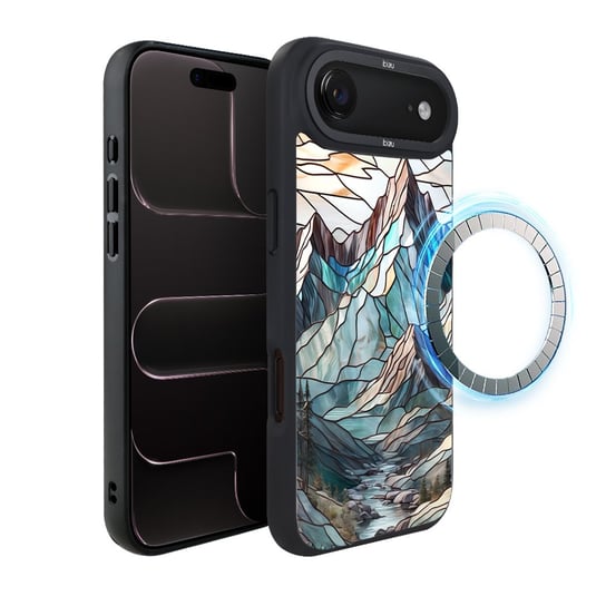 Etui do iPhone Air IBIZU DropGuard Matt z MagSafe, Barwy Szkła, Górski ...