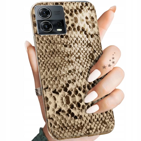 Etui Do Motorola Moto S30 Pro 5G / Edge 30 Fusion Wzory Wąż Skóra Węża ...