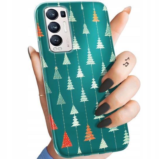 ETUI DO OPPO RENO 5 PRO PLUS 5G WZORY CHOINKA ŚWIĘTA BOŻE NARODZENIE ...