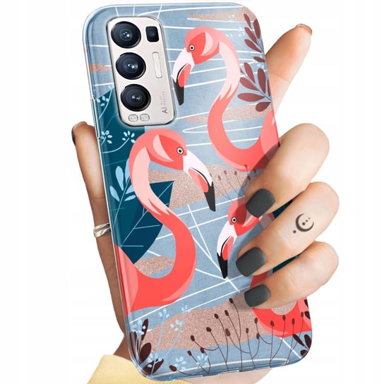ETUI DO OPPO RENO 5 PRO PLUS 5G WZORY FLAMING FLAMINGI PTAKI OBUDOWA ...