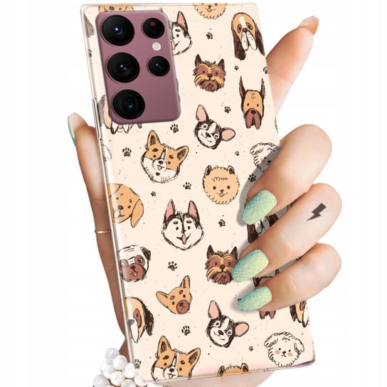 Etui Do Samsung Galaxy S22 Ultra Wzory Psy Pieski Pisiaki Obudowa Pokrowiec - Samsung ...