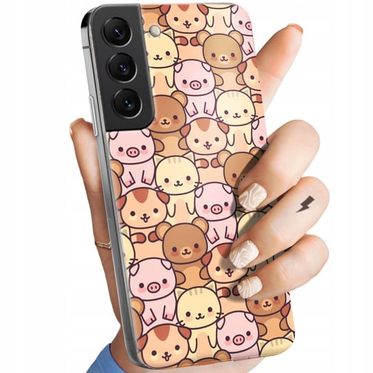 Etui Do Samsung Galaxy S22 Wzory Zwierzęta Pieski Kotki Lamy Domowe Dziekie - Samsung ...