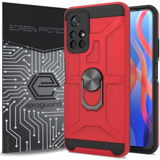 ETUI EXOGUARD XRING + SZKŁO - XIAOMI POCO M4 PRO 5G - PANCERNE CASE ...