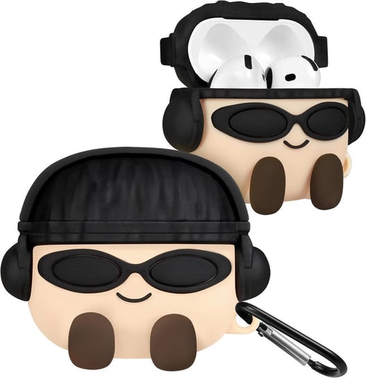 Etui na AirPods 4. generacji – urocze okulary przeciwsłoneczne Kawaii z ...