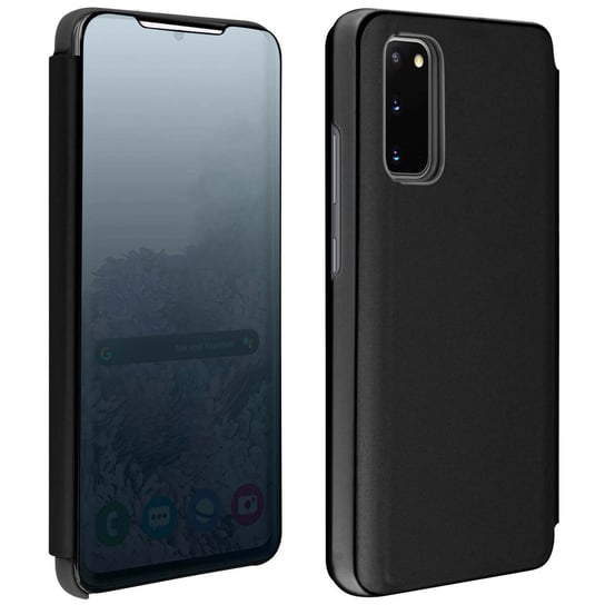 Etui z klapką, lustrzane etui do Samsunga Galaxy S20, stojące etui – czarne - Avizar | Sklep ...