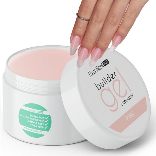 Excellent Pro Builder Gel Economic Żel Budujący Transparentny Pink 15 G ...