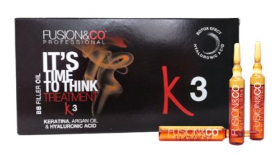 Exclusive Fusion&Co Oil Treatment K3 - Ampułki, kuracja efekt botox z ...