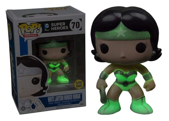 Exclusive White Lantern Glow in the Dark Wonder Woman (DC Comics) Funko ...