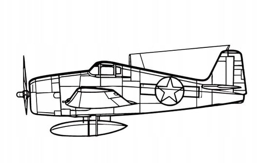 DEKORACJA ścienna Obraz Samolot F6F-3 Hellcat - WrapFactory Dekoracje ...