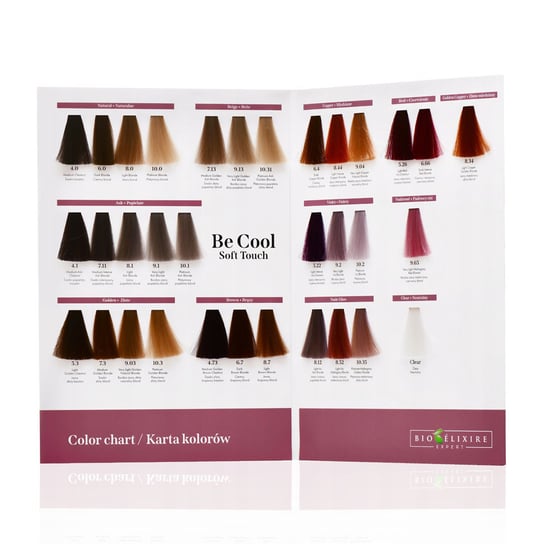 Bioelixire Expert Be Cool Soft Touch – Paleta z próbnikami kolorów farb ...