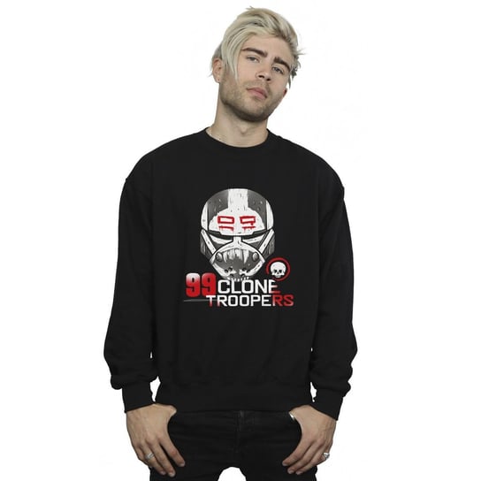 Star Wars Męska Bluza The Bad Batch 99 Clone Troopers (M / Czarny ...