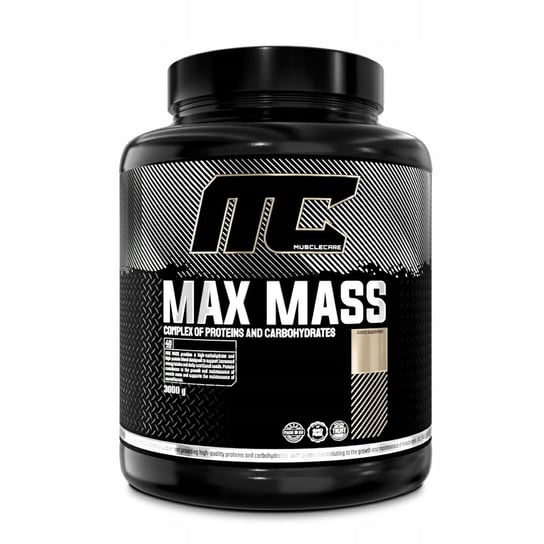 GAINER na masę BIAŁKO WĘGLOWODANY Muscle Care Max Mass 3000g WANILIA ...