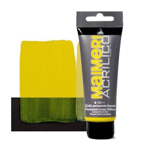 Farba akryl MAIMERI ACRYLICO 112 Lemon yellow permanent 200ml - Inna ...