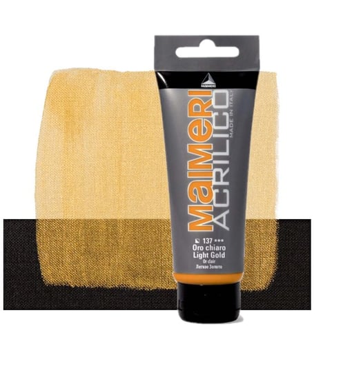 Farba akryl MAIMERI ACRYLICO 137 Light gold 200ml - Inna marka | Sklep ...