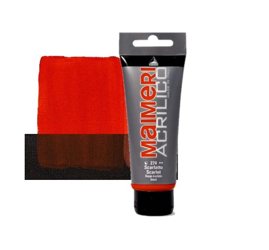 Farba akryl MAIMERI ACRYLICO 274 Scarlet 200ml - Inna marka | Sklep ...